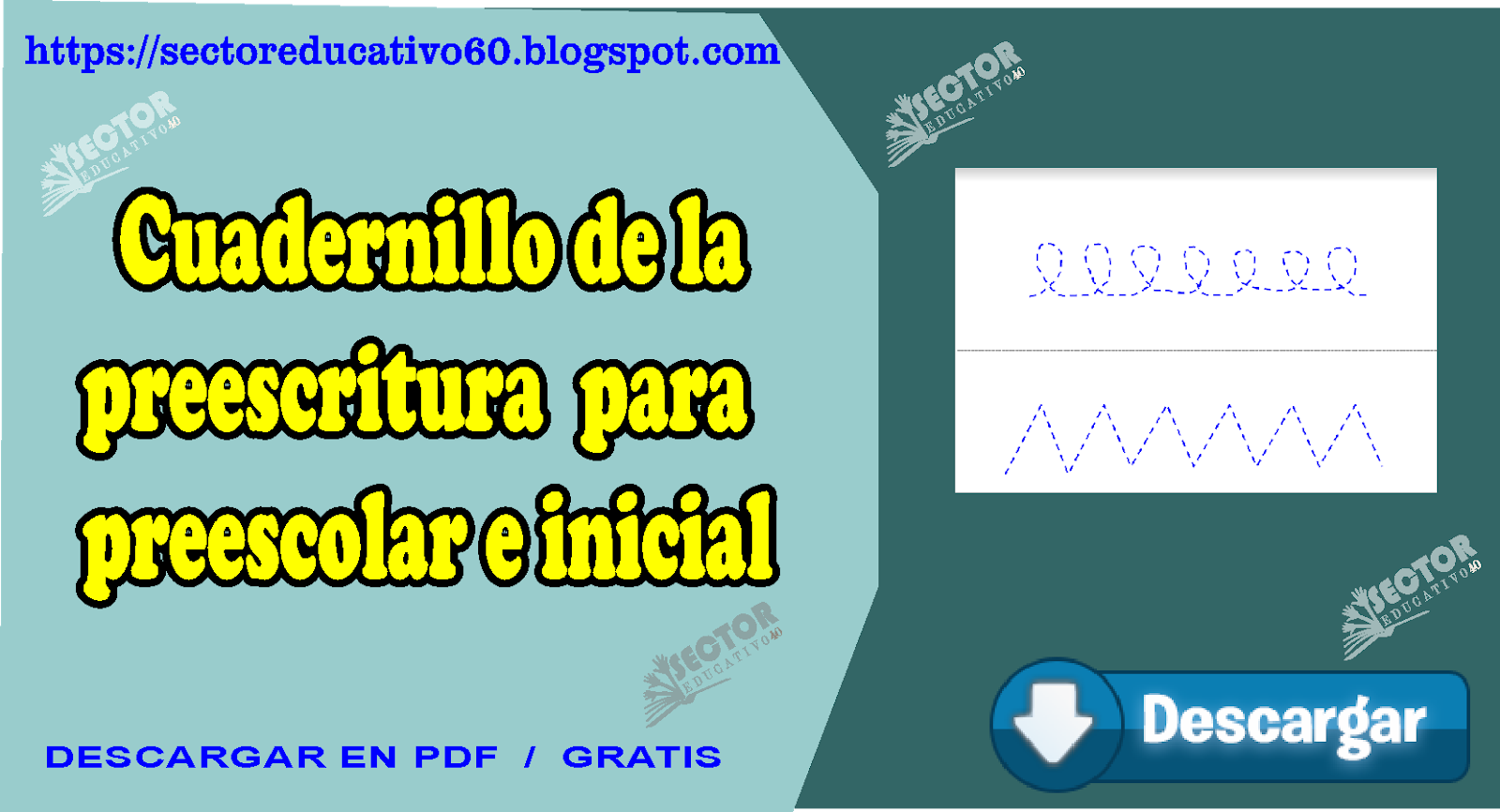cuadernillo de la pre escritura para inicial y preescolar ...
