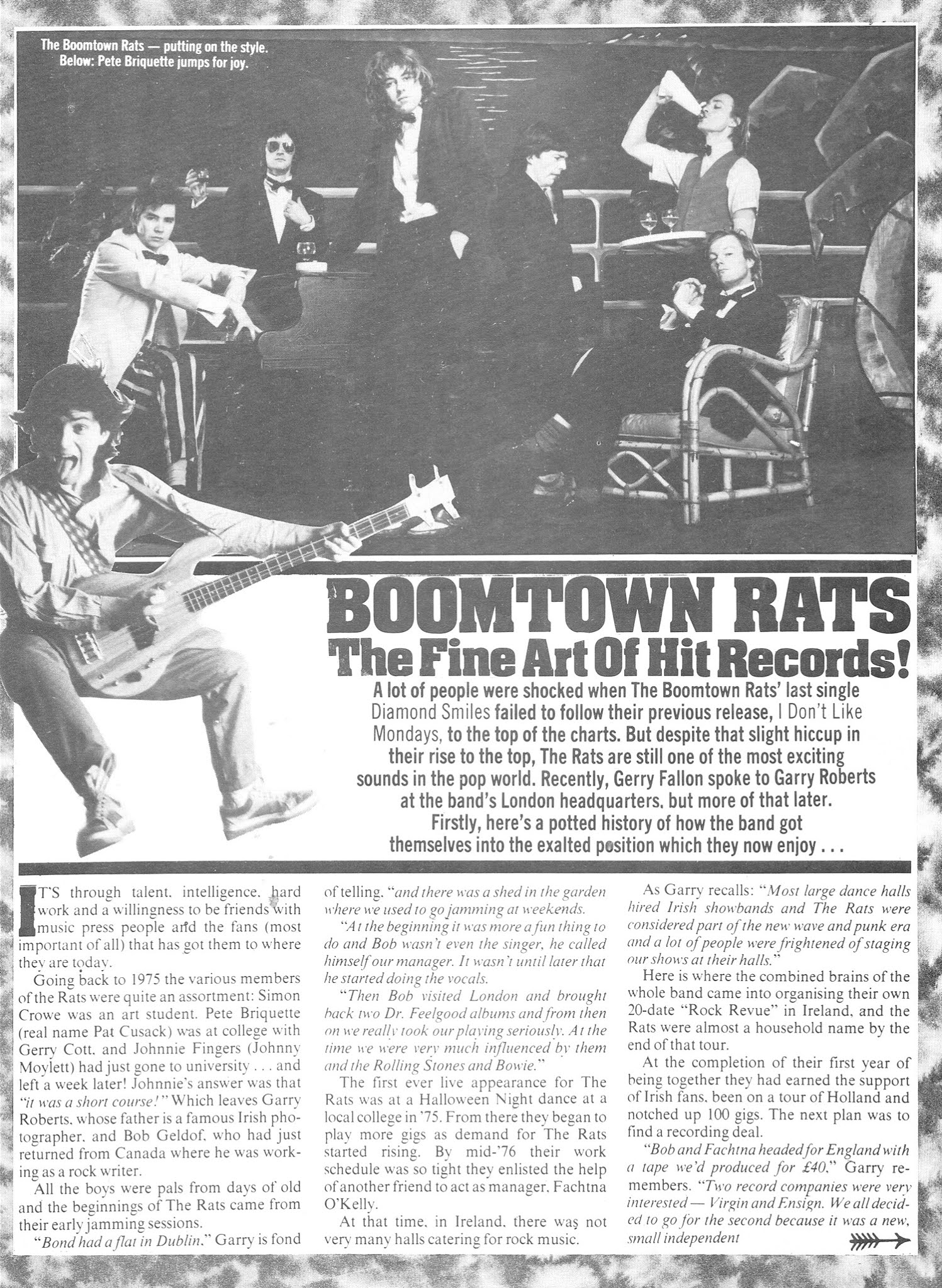 Top Of The Pop Culture 80s: Boomtown Rats Look In 1980