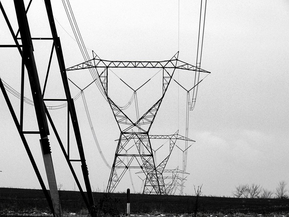 Industrial History: Tall and Short Power Line Towers