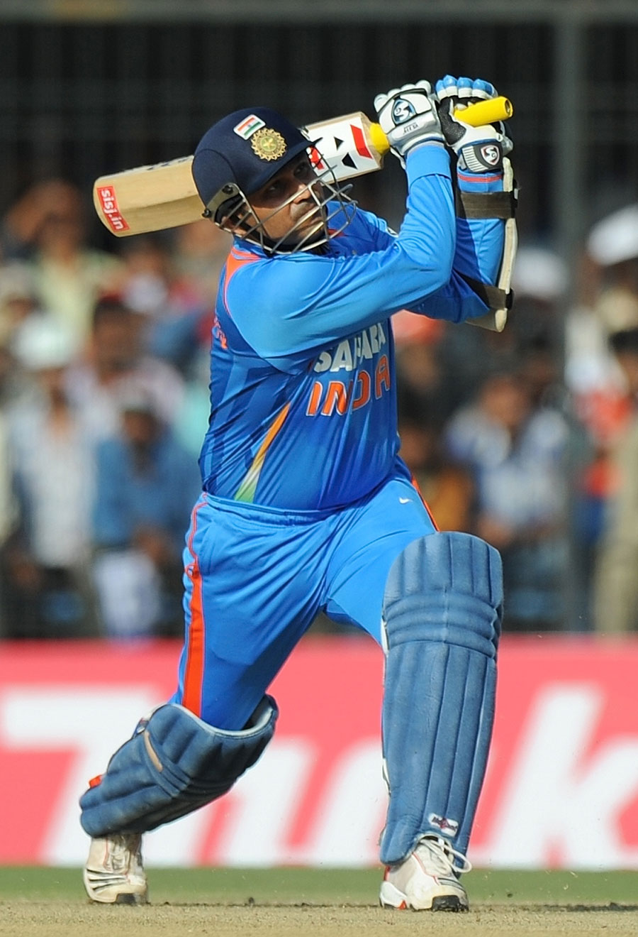 Virender Sehwag scores a record breaking double century, 219 - Free HD ...