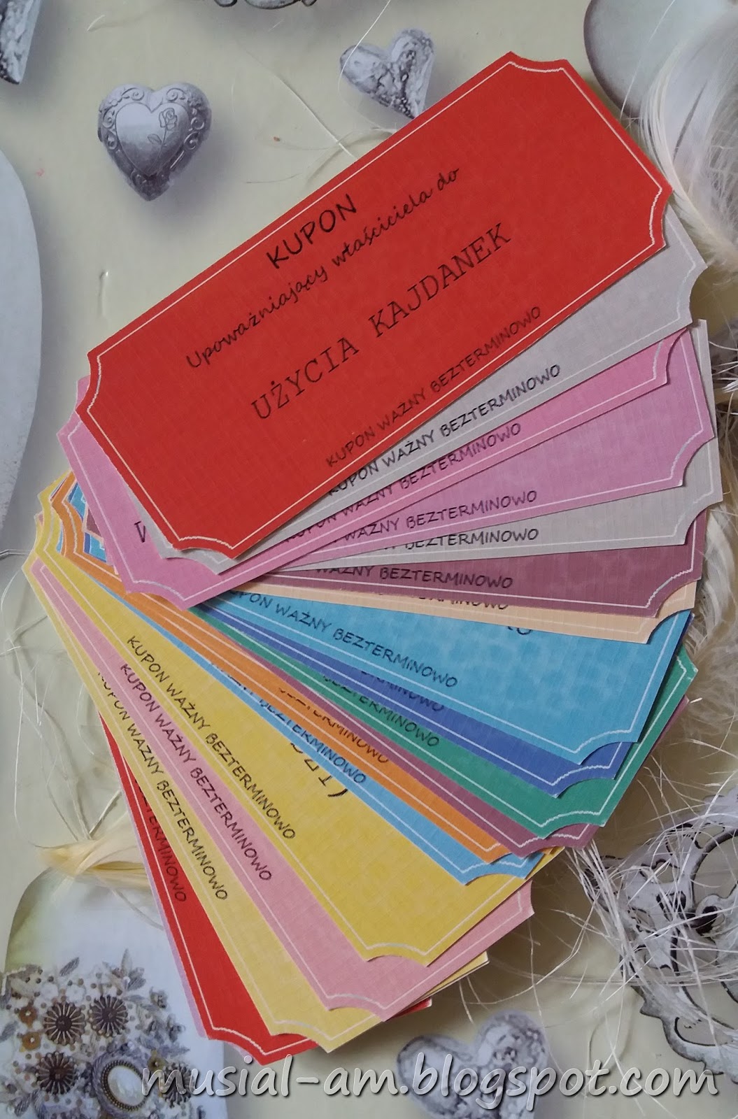 DIY Kupony - sposób na prezent + gotowe szablony | Concordiaa