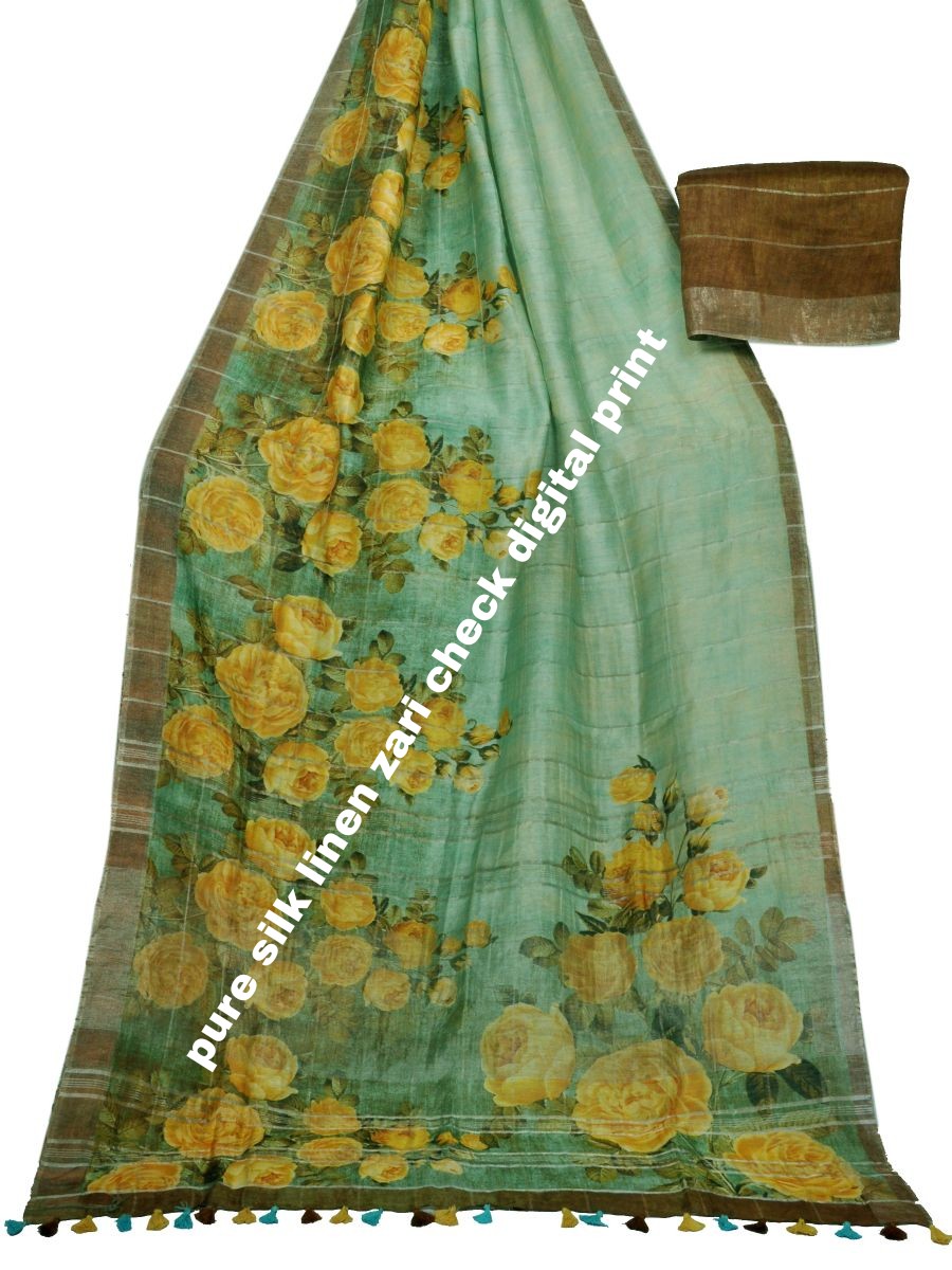 Pure Silk Digital Print Sarees