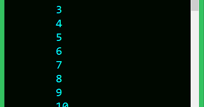 Print 1 to 10 numbers without using loop.