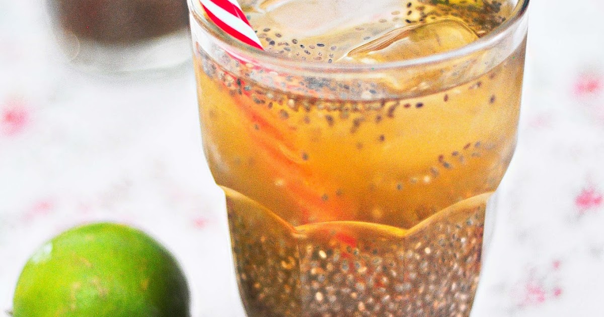 OBSESIÓN CUPCAKE: Limonada de Té Verde con Lima y Semillas de Chía