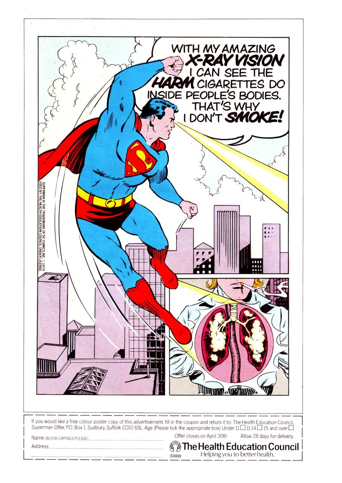 The Dork Review: UK Superman's Anti-Smoking Ad