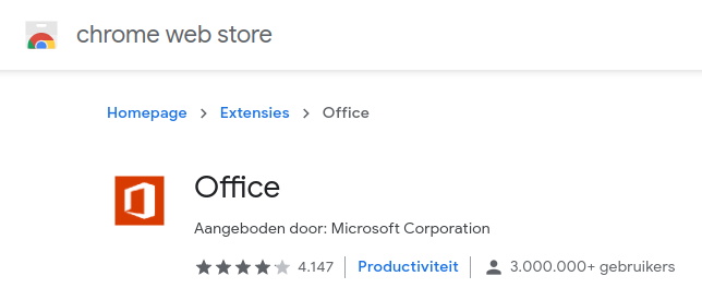 Handig: de 'Google Chrome'- extensie 'Office Online voor Google Chrome ... Handig: de 'Google Chrome'- extensie 'Office Online voor Google Chrome ...