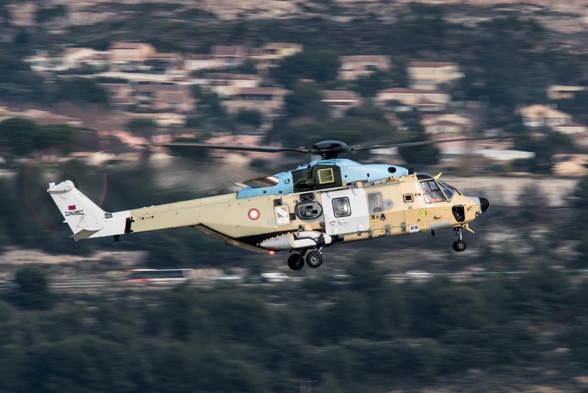 AAG_th บันทึกประจำวัน: เฮลิคอปเตอร์ NH90 ของกาตาร์ทำการบินครั้งแรก