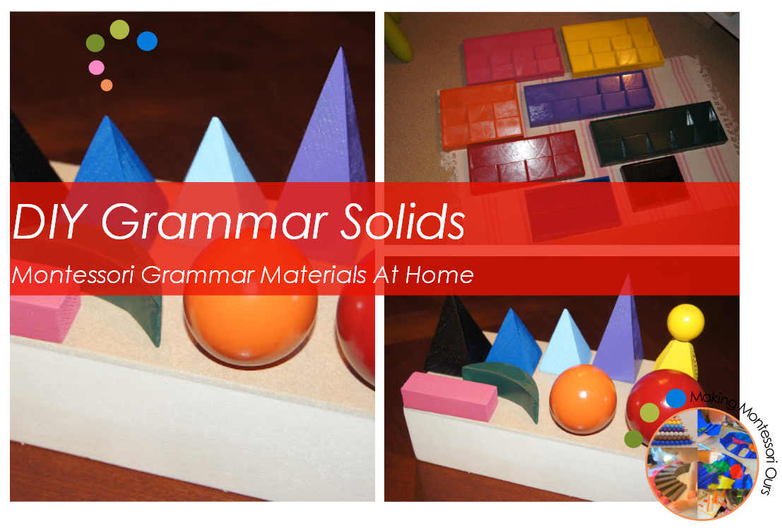 "Making Montessori Ours": DIY Grammar Symbols, Montessori Grammar ...