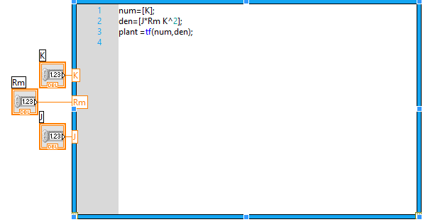 Labview-Uso de MathScript node