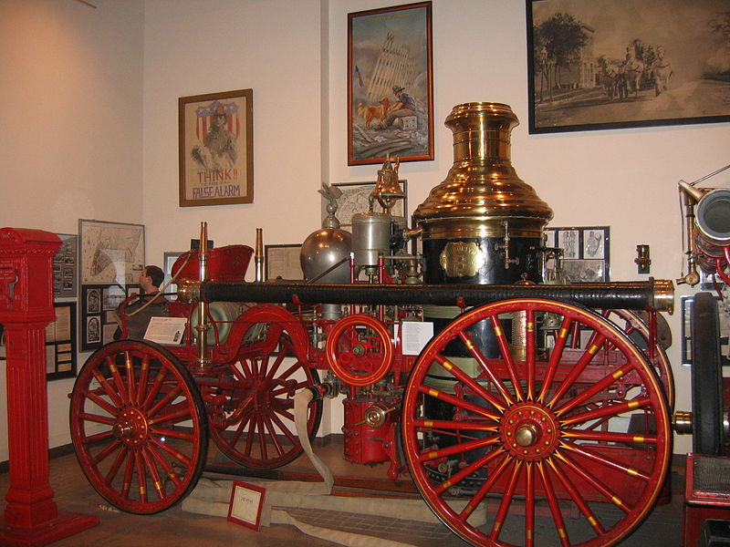 Steam Fire Engine Circa 1900