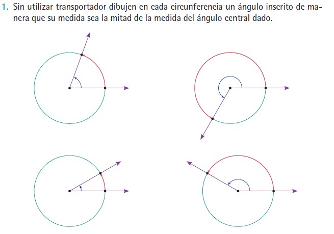 Mate 2 Secundaria: Ángulos en el círculo