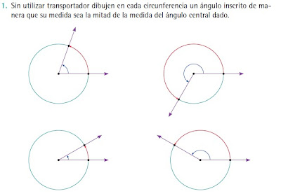 Mate 2 Secundaria: Ángulos en el círculo
