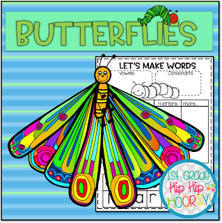 1st Grade Hip Hip Hooray!: Butterflies ... Paper Pencil or Distance ...