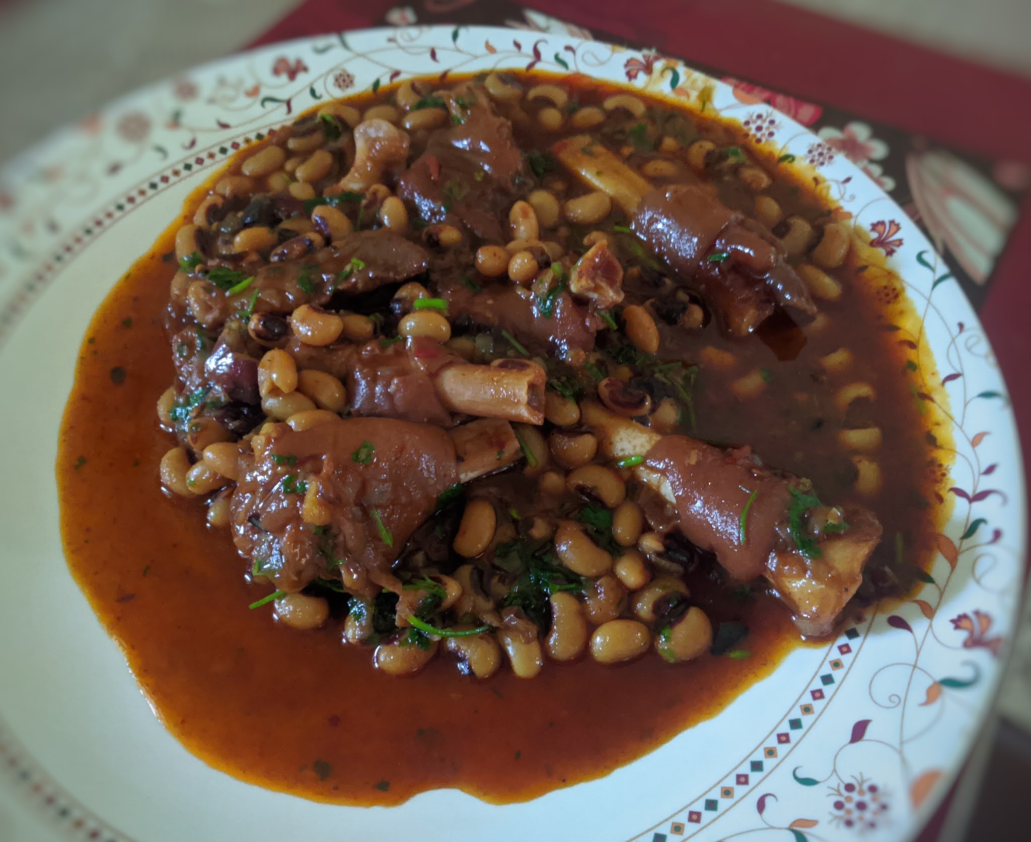 Kharia (in Chora) | Trotters in Black-eyed Beans | Paya in Chawli