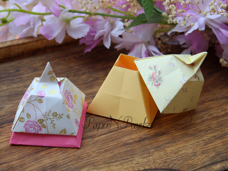 Pyramid Box | Paper N Pearlz