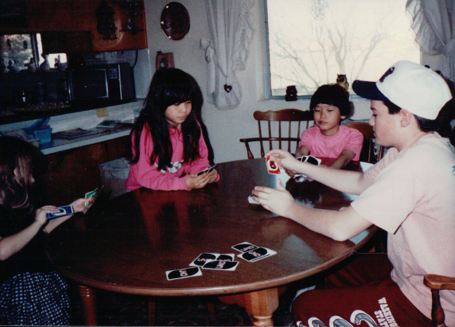 Egbert Family History/Photos: Playing UNO