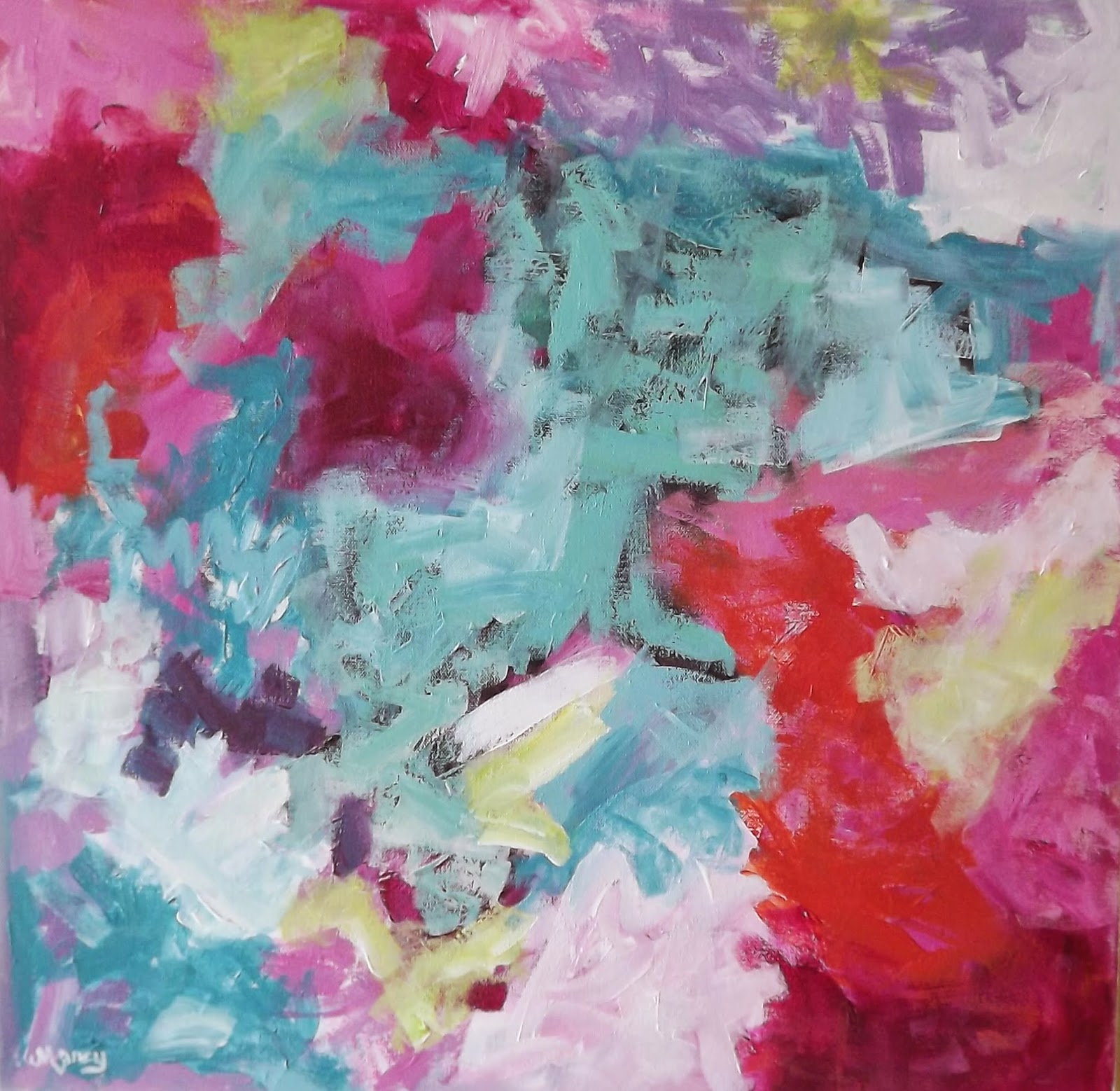 Marcy Brennan Art: "Fiesta" - New Abstract Painting Series by Marcy Brennan