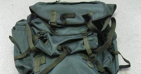 Webbingbabel: Royal Marines Arctic Bergen Rucksack 1983