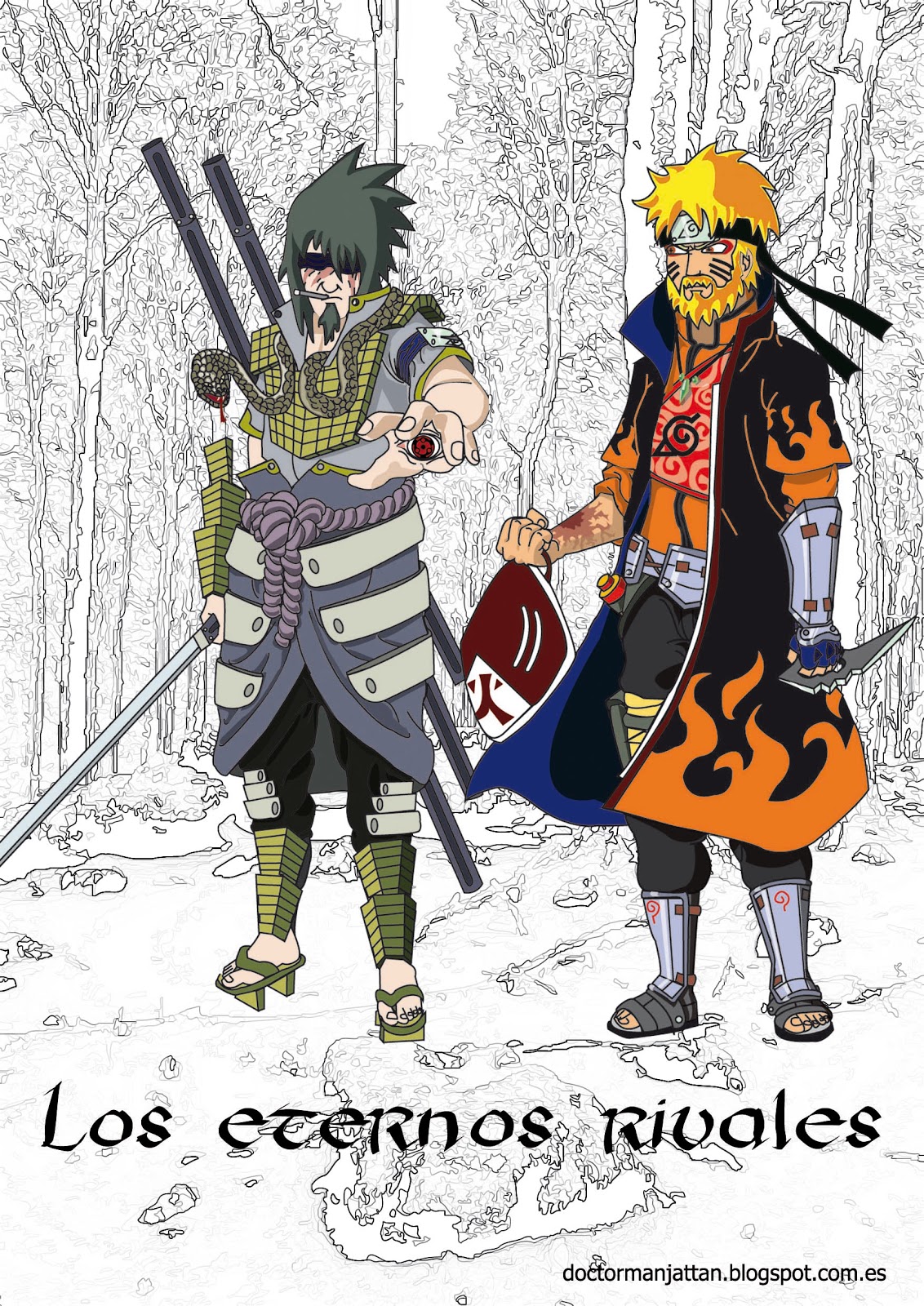 Doctor Manjattan: Naruto y Sasuke