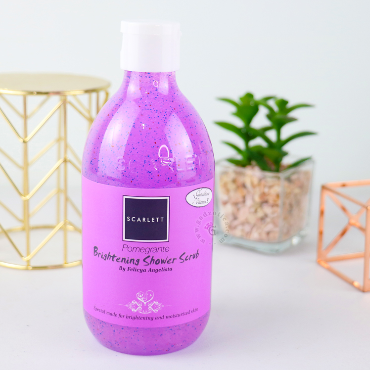 Review - Scarlett Body Scrub Romansa, Shower Scrub Pomegranate, Body ...