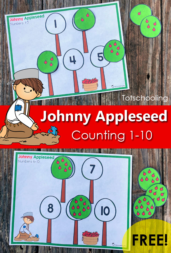 Johnny Appleseed Template