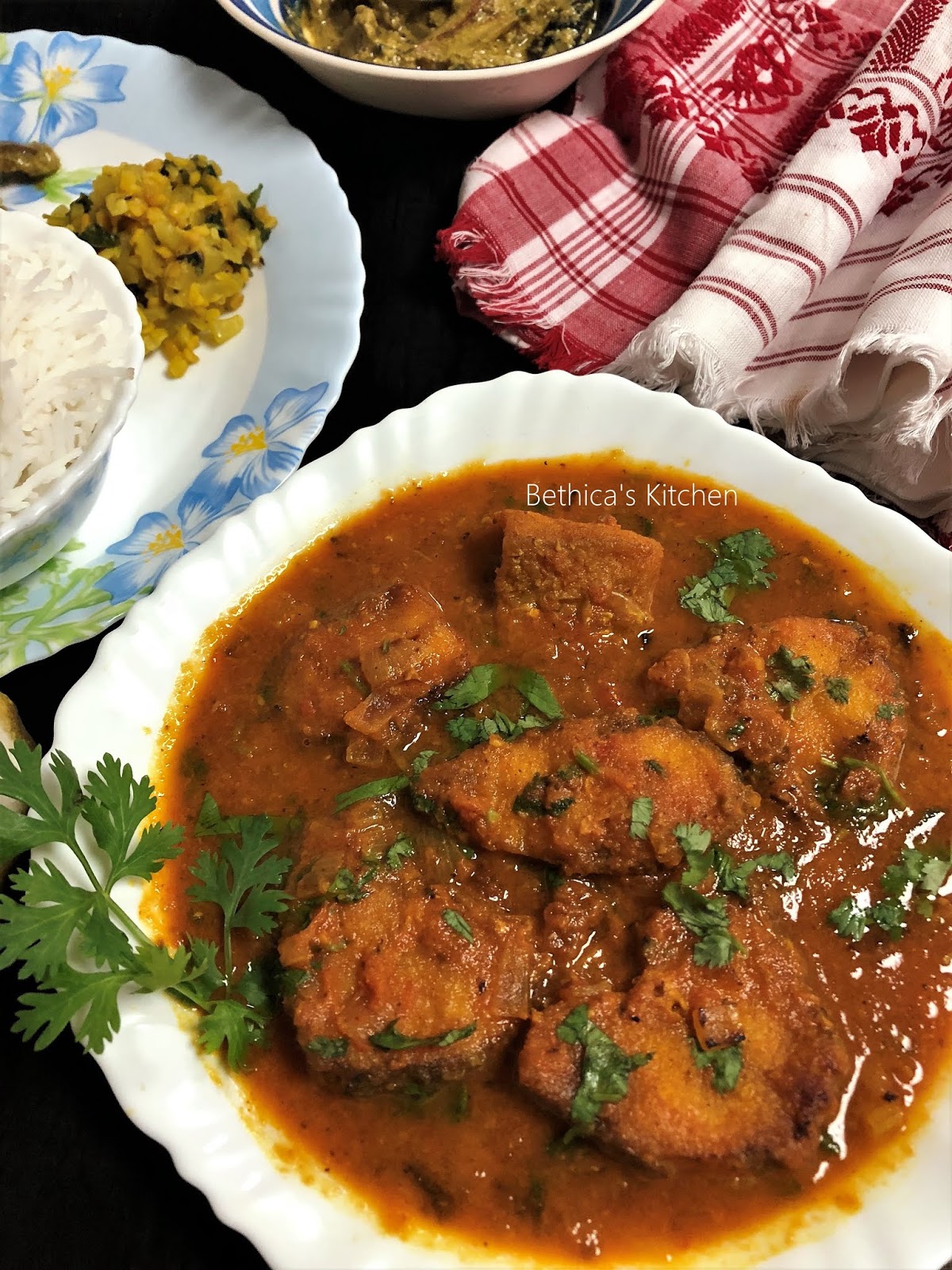Bethica's Kitchen Flavours: Masor Tenga (Assamese Style Fish Curry)
