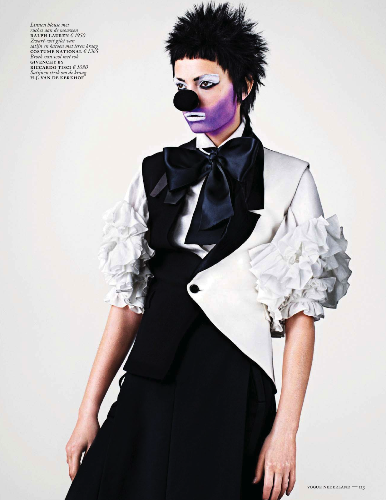 la pierette joyeuse: mina cvetkovic by christian anwander for vogue ...