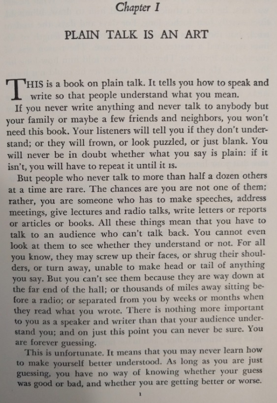 Art of Plain Talk by Rudolf Flesch | Goodreads