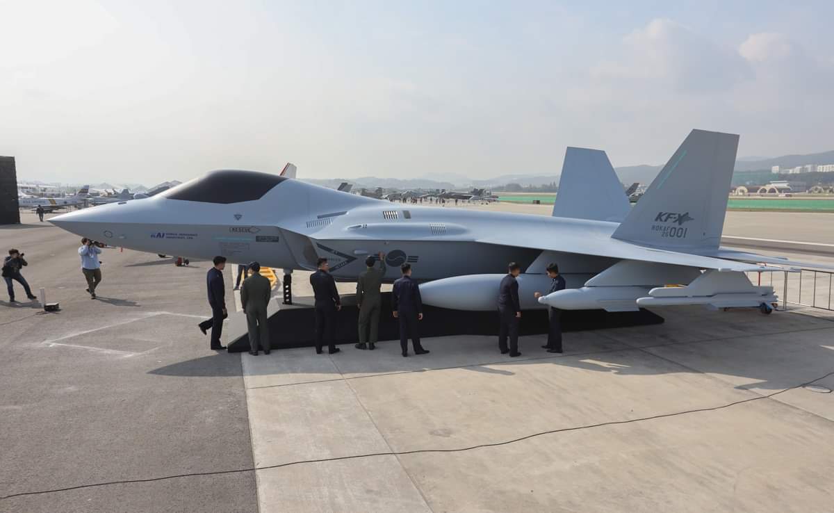 South Korea unveils full-size mock up of KF-X fighter aircraft - Asia ...