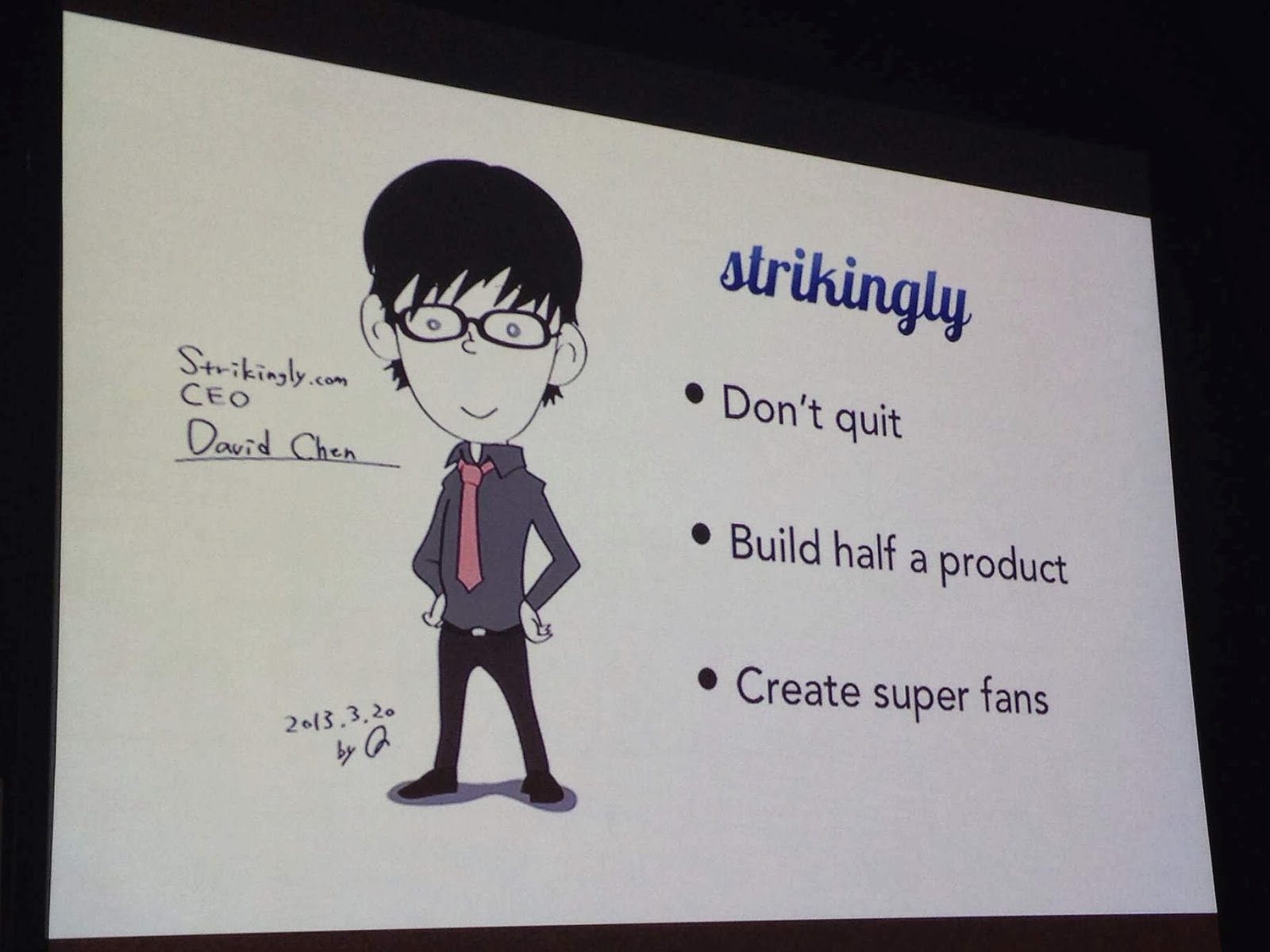 ぶろひろ: "TechCrunch Tokyo"のトリをつとめた「Strikingly」のCEOがで伝えたかった3つのこと