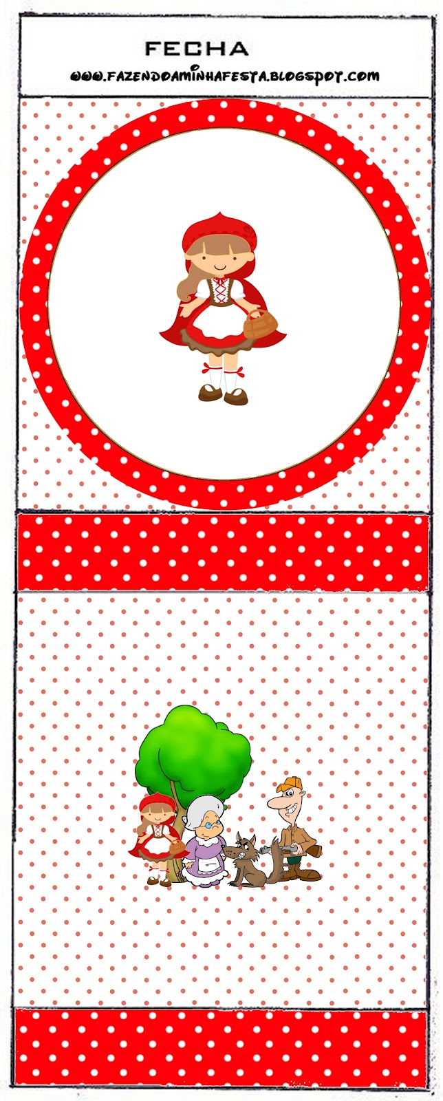 Little Red Riding Hood Party: Free Printable Candy Buffet Labels. - Oh ...