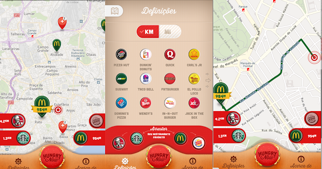 Hungry Now - Mate sua fome econtrando um Fast Food próximo a você ...