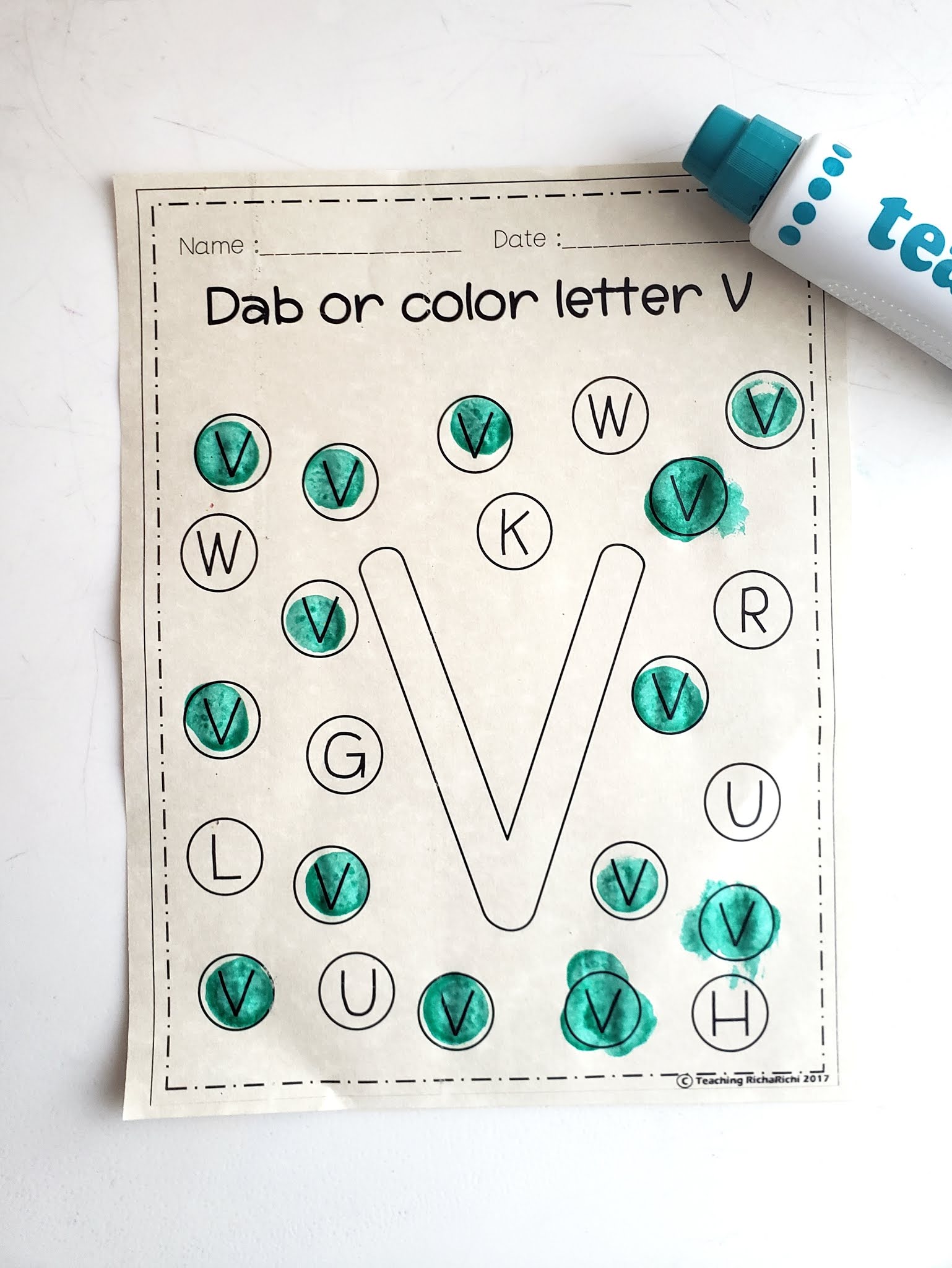 Mom's Tot School: V is for Vet!