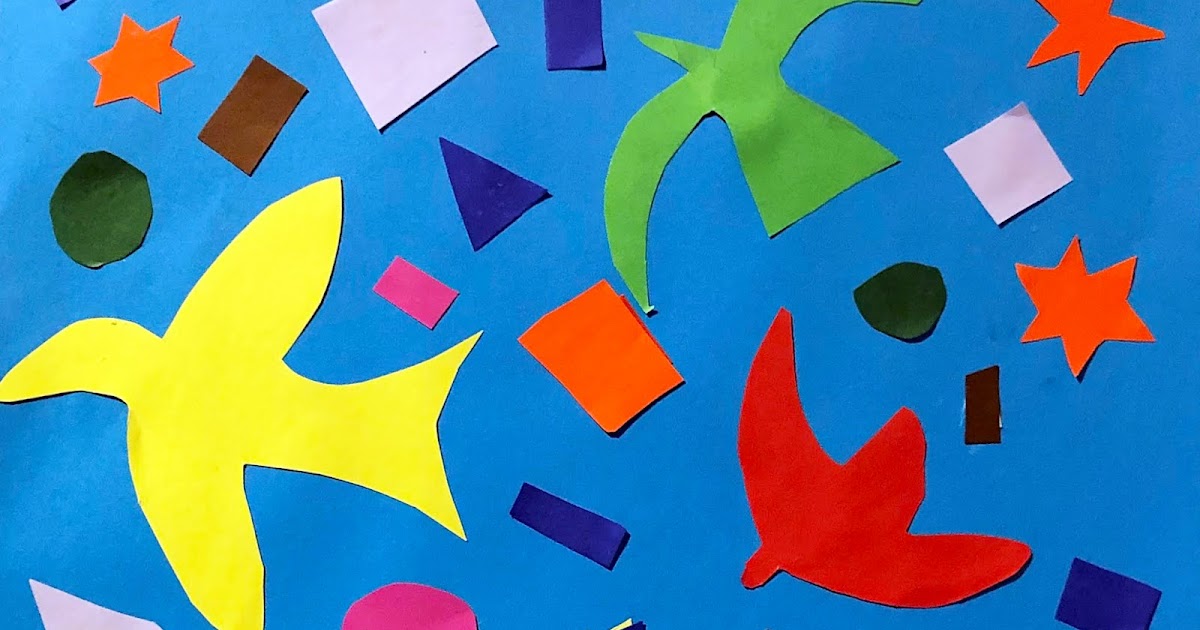 Kids Artists: The birds of George Braque lesson 2