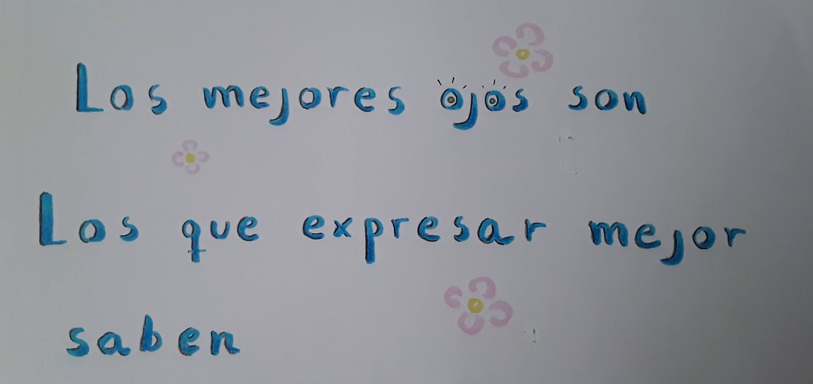 Nuestro club de lectura: POEMAS CON LETTERING 1ºA
