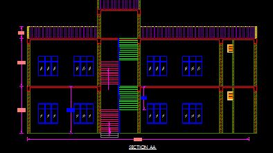School Building Autocad plan download | Institutional building plan ...