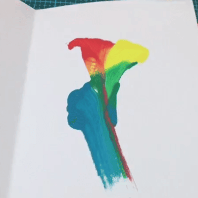 String Pull Painting - Easy Art Project - Science Experiments for Kids ...