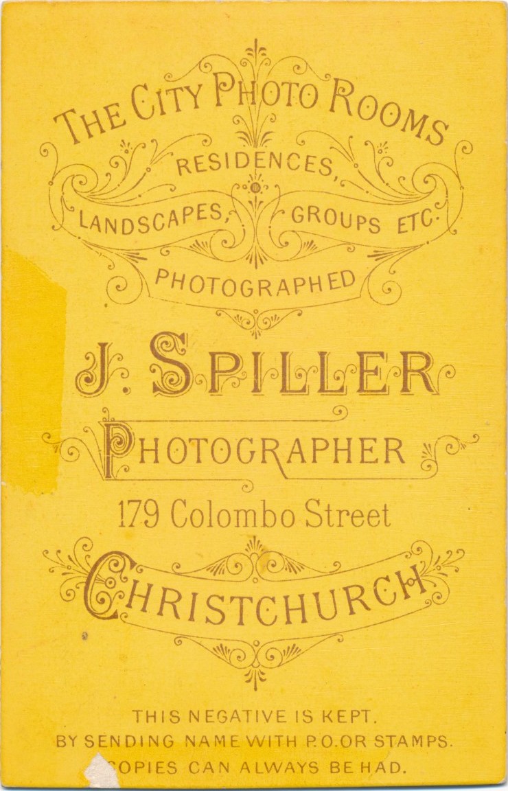 Early New Zealand Photographers: SPILLER, John