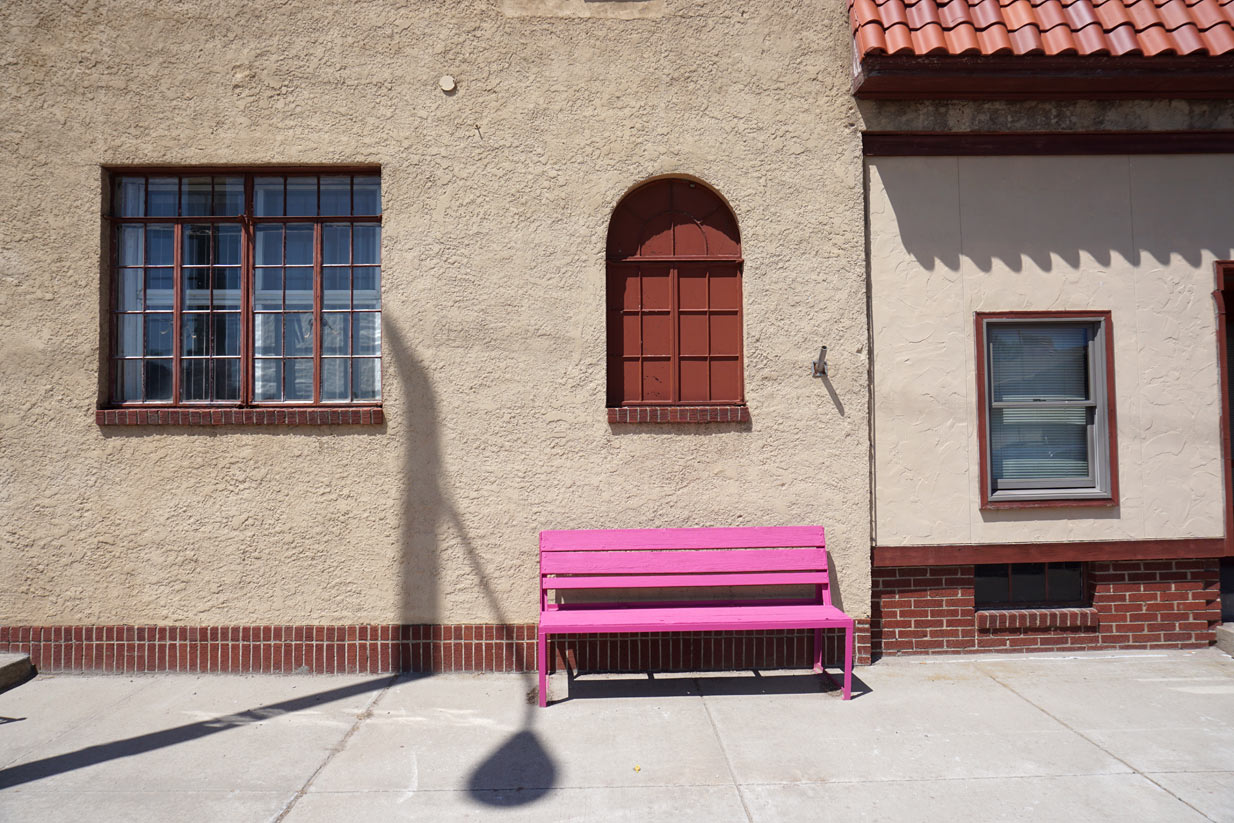 Taken For Granted: Pink Bench