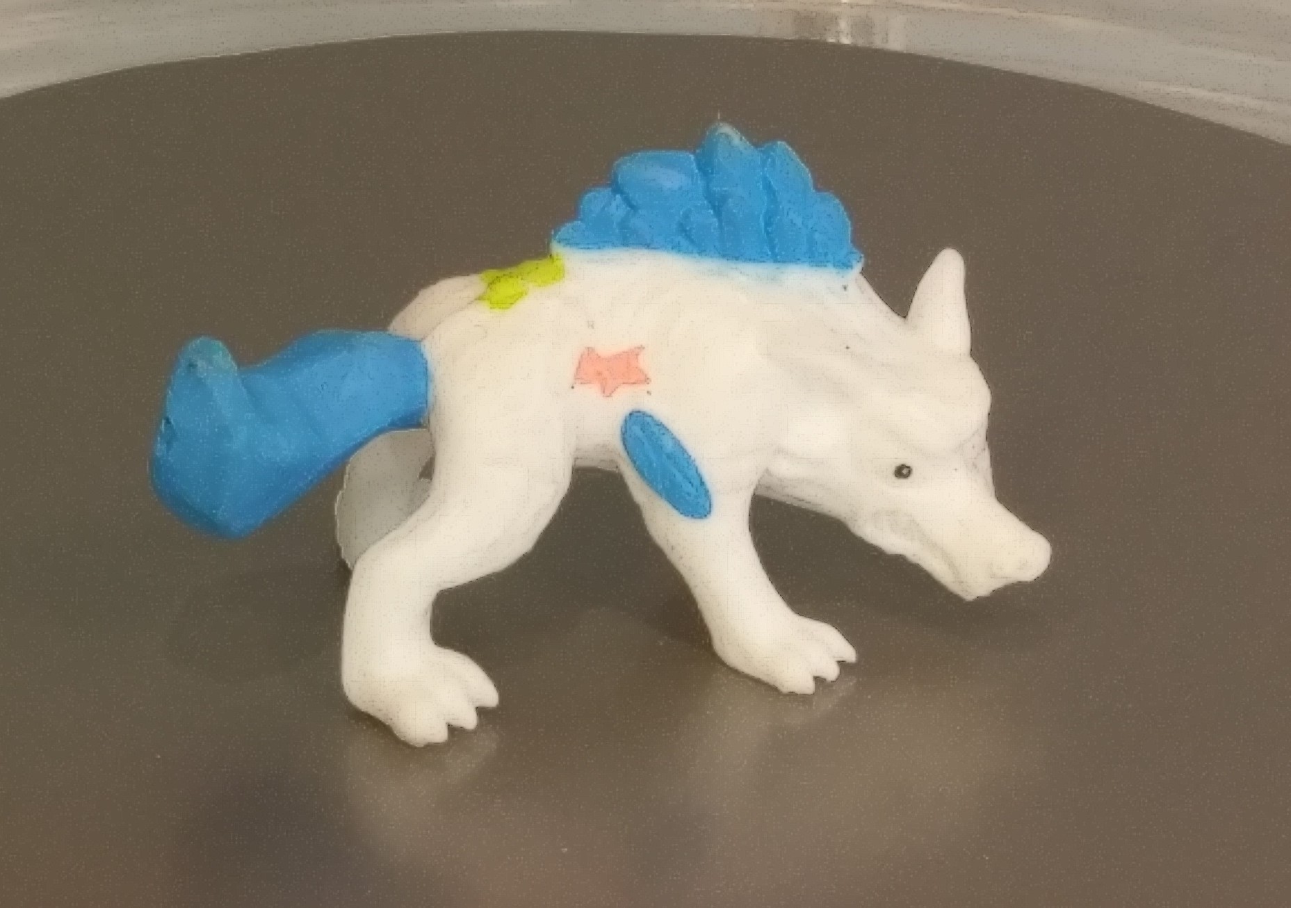 Zuru Smashers Series 4 WINTER WOLF White Rare Mini Figure ~ N/A