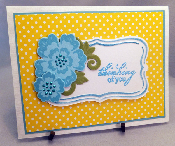 Paper Panacea: Yellow and turquoise card and a fabulous deal from a ...