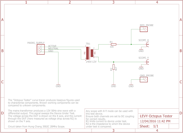 Levy Sound Design: Octopus Tester / Component Curve Tracer
