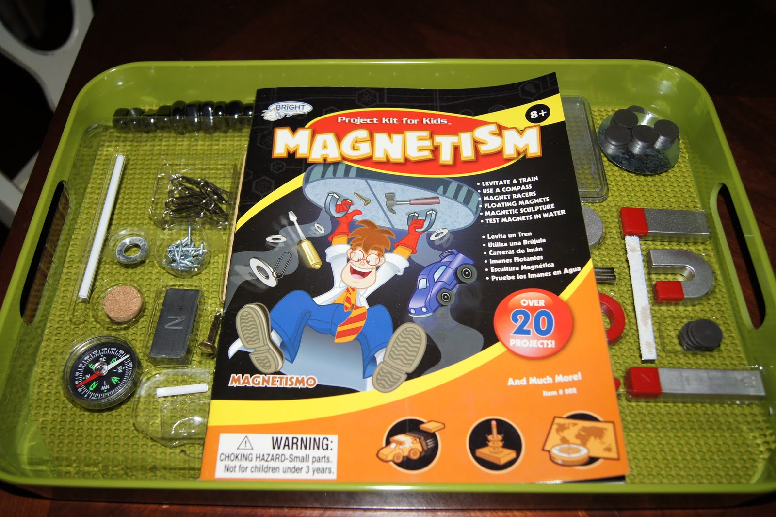 Magnetic & Non-Magnetic Activity for Kids, Magnetism Activity Tray ...