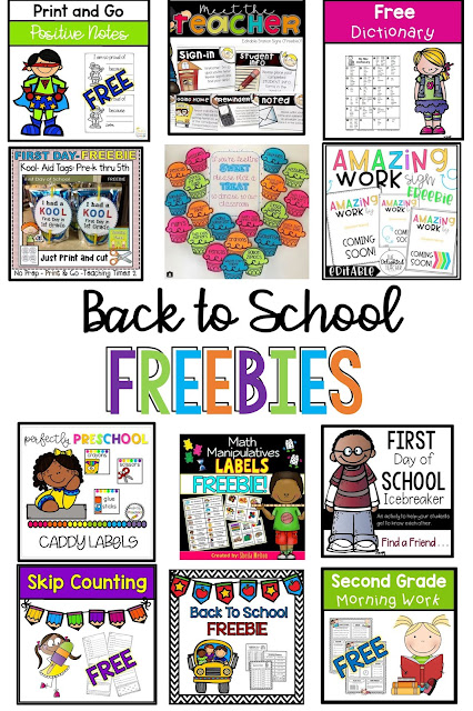 Freebie Frenzy for Back to School - Second Grade Teaching Blog