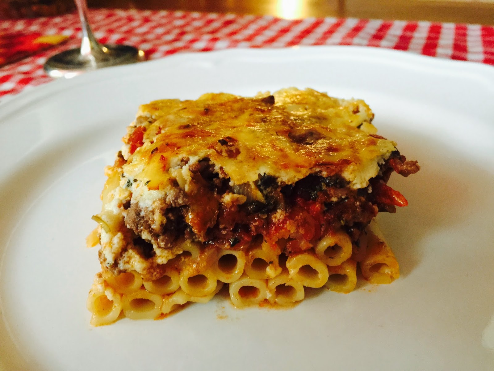 Greek lamb and mushroom pastitsio - best I've ever had - Arctic Cloudberry