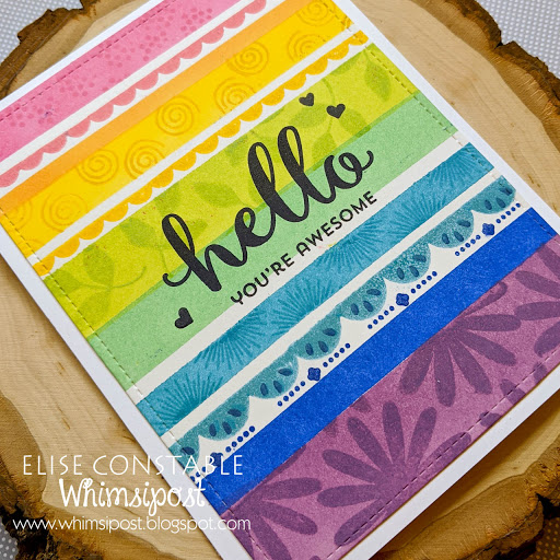 Whimsipost: Hello, You're Awesome Card