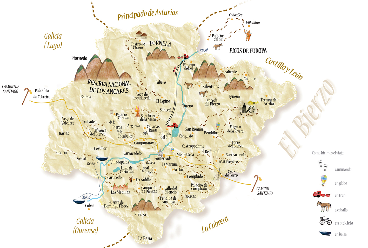 Cerca de las Estrellas: EL BIERZO LEONÉS