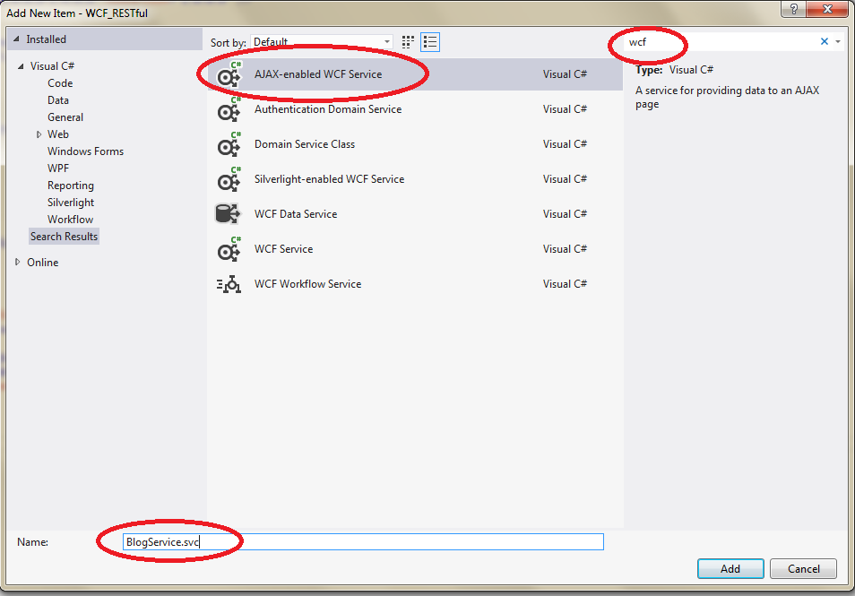 The Asp Mvc Club Step By Step How To Create A Wcf Restful Application In Asp Mvc