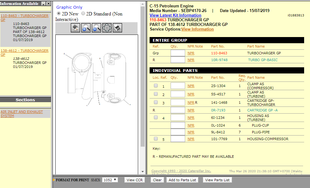 Name Plate on Caterpillar Engine - Blog.Teknisi
