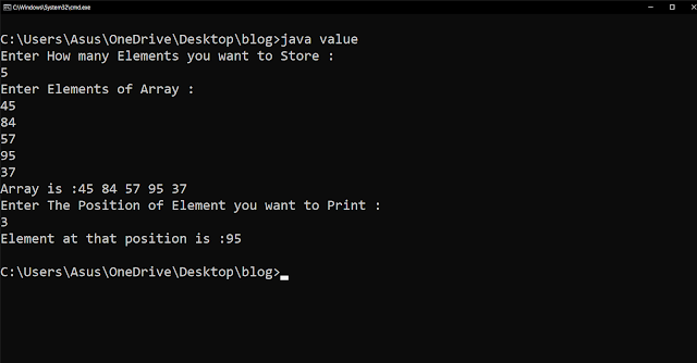How to find out nth value by using array in Java? |EasyCoding45